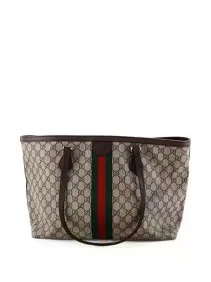 Gucci Ophidia Shopping Gg Coated Canvas Medium Tote Bag