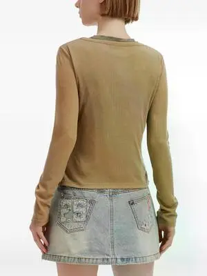 Izzue Ribbed Layered T-shirt