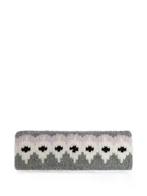 Bogner Loca-3 Intarsia-knit Headband - Grey