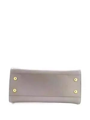 Saint Laurent Monogram Cabas Leather Baby Satchel