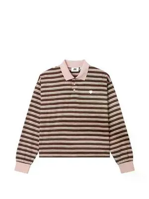 CHOCOOLATE Horizontal-stripe Polo Shirt - Brown