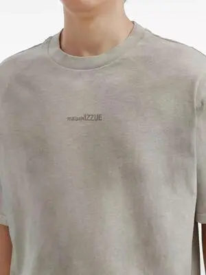 Izzue Logo-embroidered T-shirt