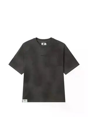 Izzue Logo-embroidered T-shirt - Grey