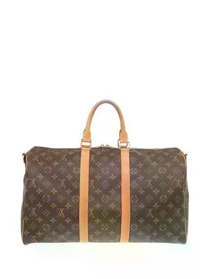 LOUIS VUITTON Monogram Keepall Bandouliere 45 Travel Bag