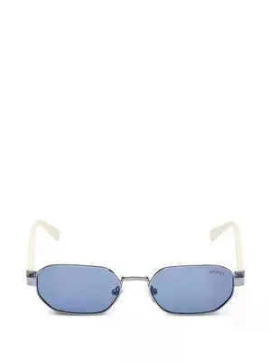 Guess Geometric Full Rim Sunglasses - Blue