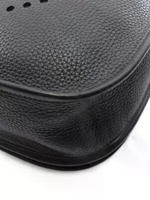 Hermès Taurillon Clemence Evelyne Gm Ii Shoulder Bag - Black
