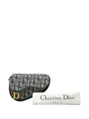 Dior Diorissimo Canvas Saddle Pouch