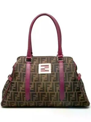 Fendi 2000-2010 Zucca Canvas Tote Bag