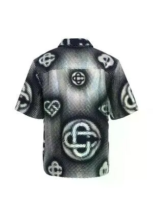 Casablanca Pearlescent Monogram Denim Shirt
