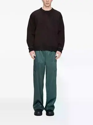 Rains Ribbed-knit Crew-neck Sweater