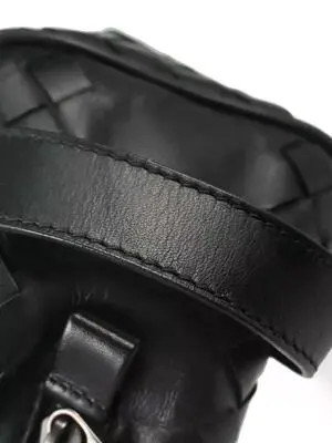 Bottega Veneta 1990-2000s Intrecciato Travel Pouch
