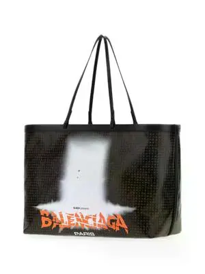 Balenciaga Coated Canvas Tote Bag