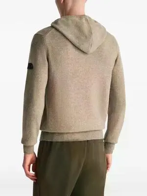 Peuterey Logo-patch Drawstring Knitted Hoodie