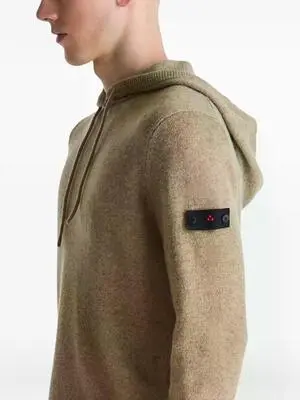 Peuterey Logo-patch Knitted Hoodie