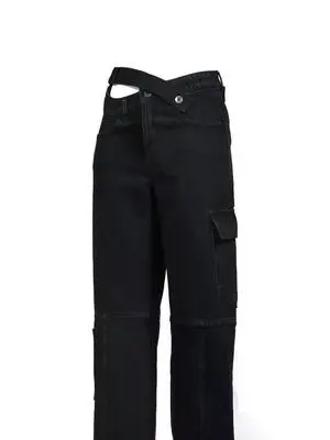 BOHEMSEO Cross-waist Cargo Pants