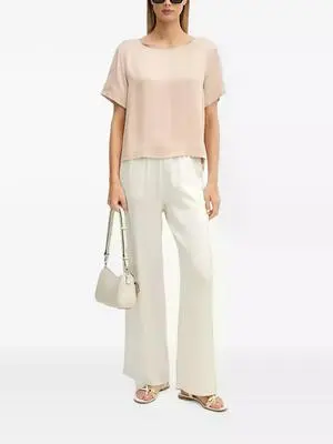 Sisley Embroidered Short-sleeve Blouse