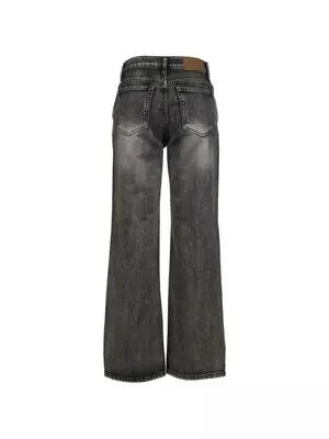 BOHEMSEO Distressed Wide-leg Jeans
