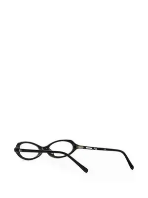 BRU EYEWEAR Echo Oval-frame Glasses