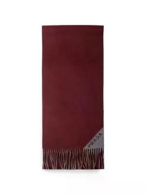 Prada Cashmere Scarf - Red