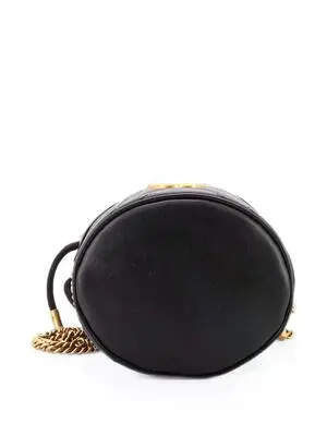 Gucci Gg Marmont Matelasse Leather Mini Bucket Bag - Black
