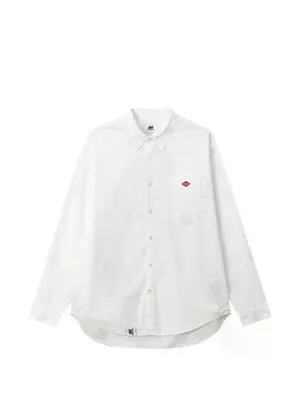CHOCOOLATE Logo-patch Chest-pocket Shirt - White