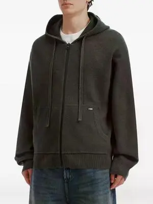 Izzue Logo-print Zip-up Hoodie