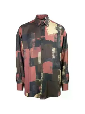 COSTUMEIN Abstract-print Long-sleeve Shirt