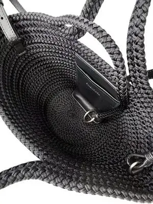 Balenciaga Small Nylon Ibiza Basket Bag Satchel