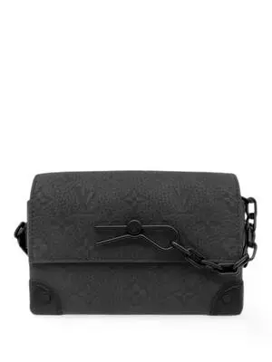 LOUIS VUITTON 2021-2026 Monogram Taurillon Steamer Wearable Wallet Crossbody Bag - Black