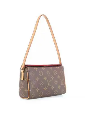 LOUIS VUITTON Recital Handbag Monogram Canvas Shoulder Bag