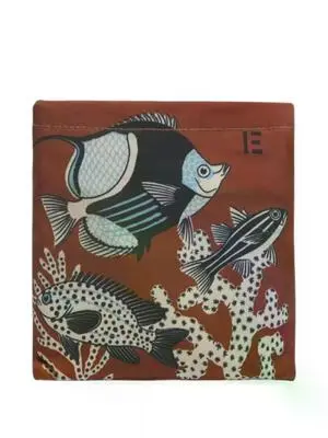 INOUI EDITIONS Neptune Fish-print Tote Bag