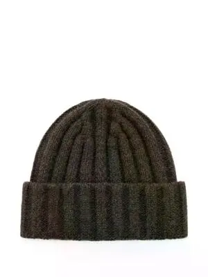 FRANZESE COLLECTION Ribbed-knit Beanie Hat