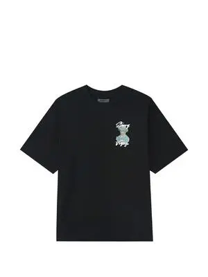 MUSIUM DIV. Graphic-print T-shirt - Black