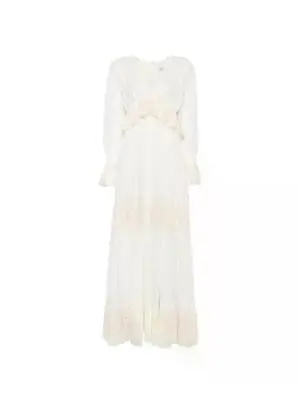 Raquel Diniz Lorelai V-neck Maxi Dress
