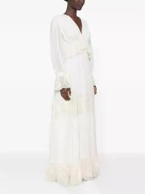 Raquel Diniz Lorelai V-neck Maxi Dress