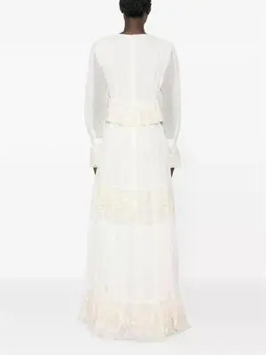 Raquel Diniz Lorelai V-neck Maxi Dress