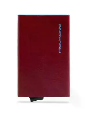 PIQUADRO Pop-up Card Holder - Red