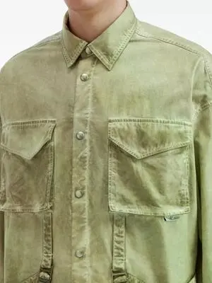 Izzue Strap-detail Button-up Shirt