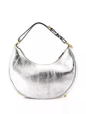 Fendi Graphy Leather Small Hobo Bag