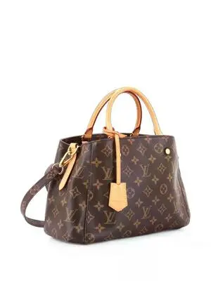 LOUIS VUITTON Montaigne Handbag Monogram Canvas Bb Satchel