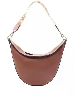 Loewe 2010-2026 Small Leather Luna Hobo Bag - Brown
