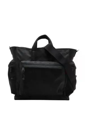 Gucci 2016-2026 Large Gg Nylon Nexus Satchel - Black