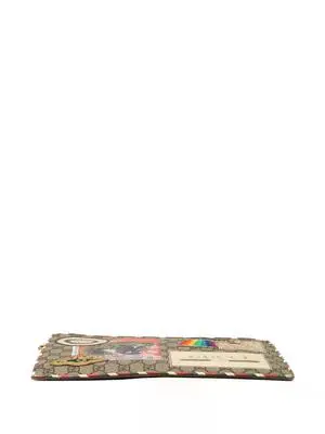 Gucci Gg Supreme Courrier Clutch Bag - Neutrals