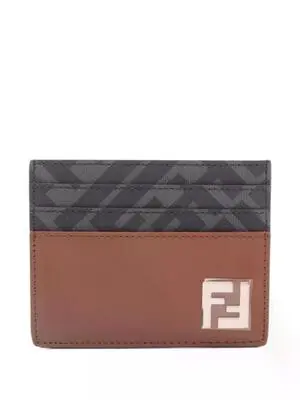 Fendi 2020s Ff Logo Card Case