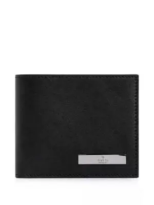 Gucci Bi-fold Wallet With Metal Tag