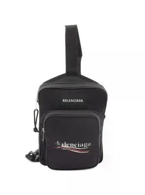 Balenciaga Explorer Cross Body Bag - Black