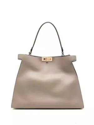 Fendi Large Way Tote Bag - Neutrals