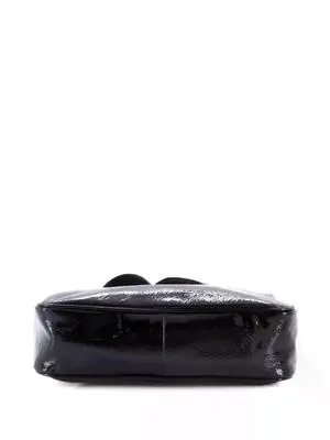 Prada Re-edition 2005 Patent Small Shoulder Bag - Black