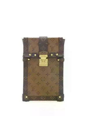 LOUIS VUITTON Monogram Reverse Pochette Trunk Verticale Crossbody Bag