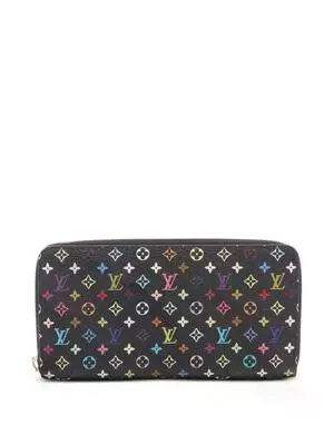 LOUIS VUITTON 2012 Monogram Multicolore Zippy Wallet - Black